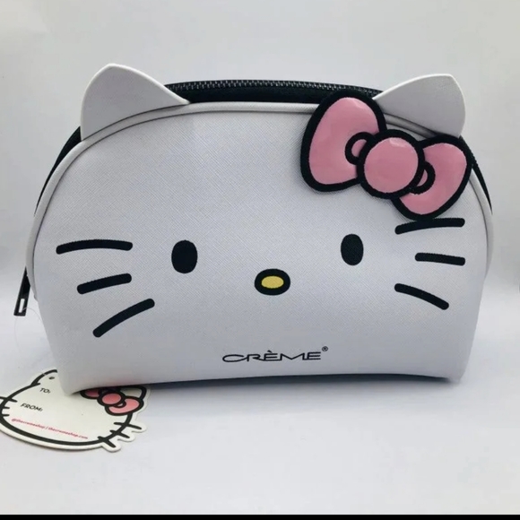 Hello Kitty | Bags | Hello Kitty Cosmetic Pouch With Pink Bow | Poshmark